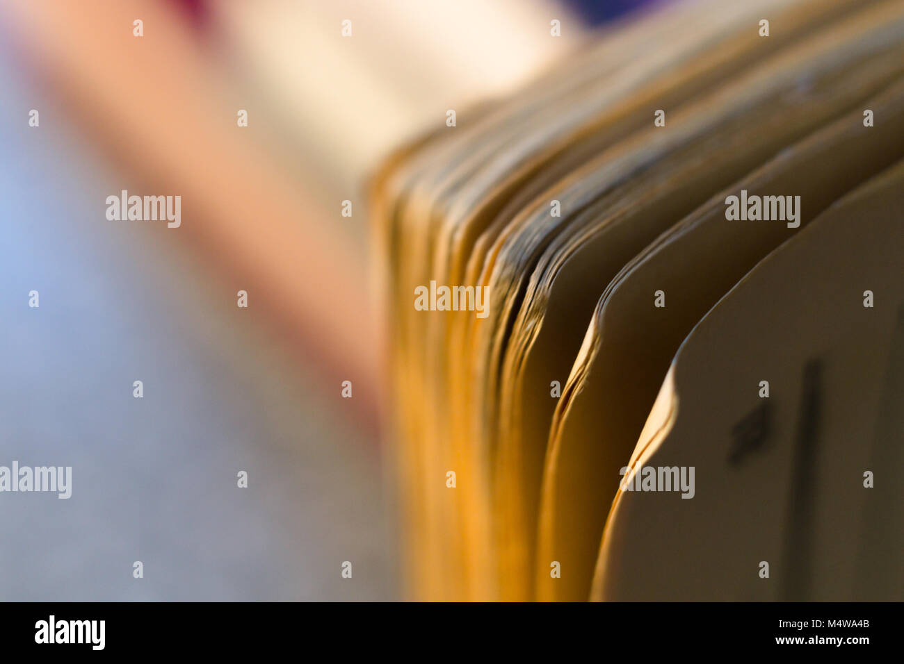 old book retro style macro photo reading book Stock Photo - Alamy