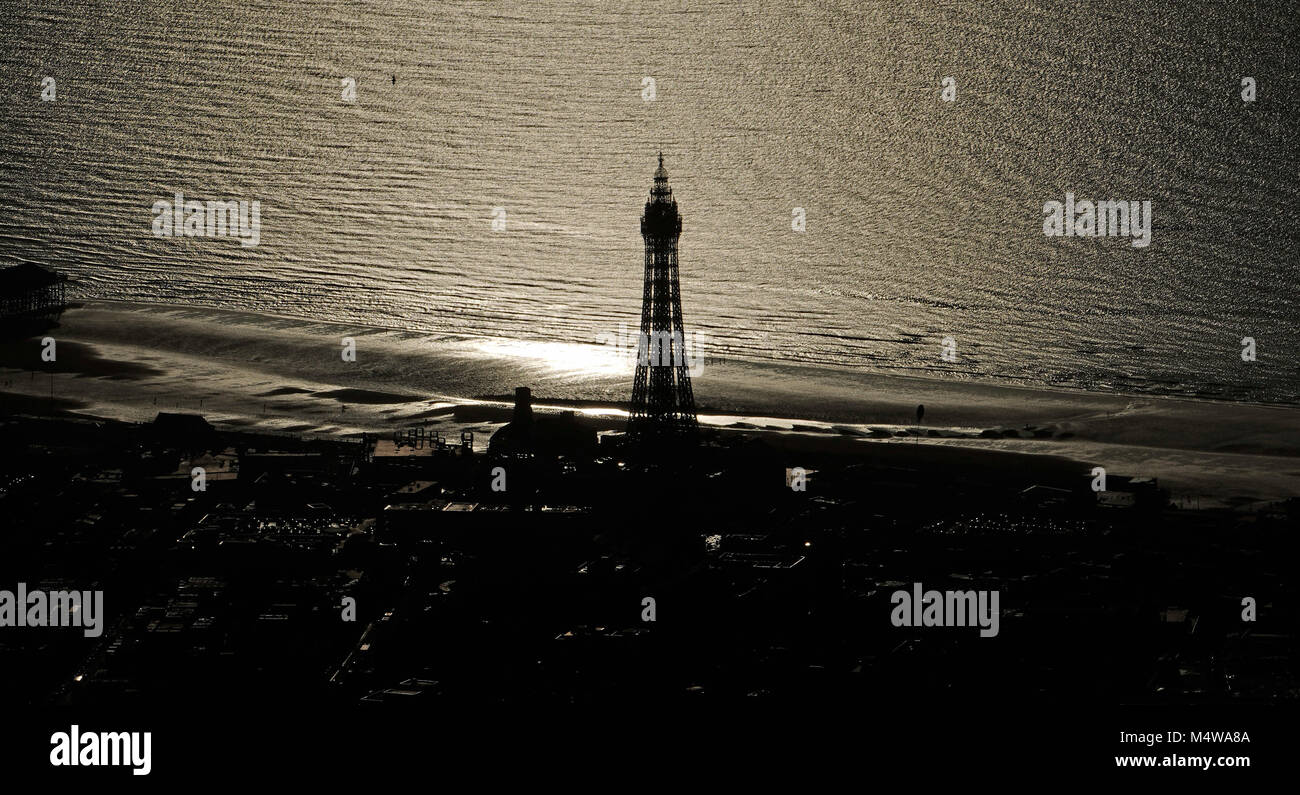 Blackpool aerial pier hi-res stock photography and images - Alamy