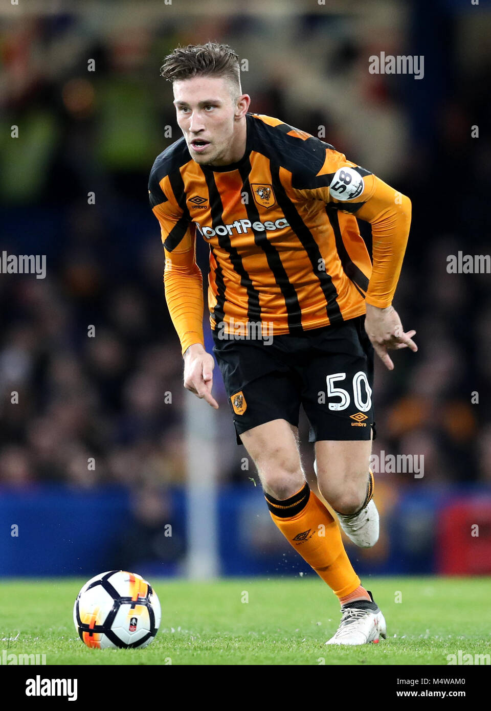 Hull City's Angus MacDonald during the Emirates FA Cup, Fifth Round ...