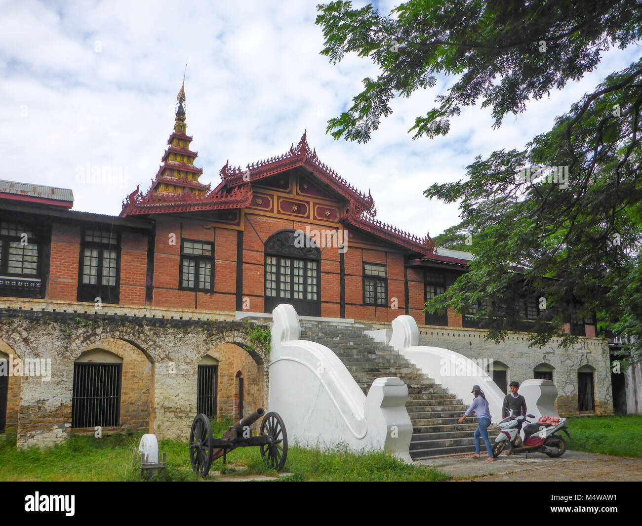 Nyaung Shwe: Cultural Museum, former palace, Inle Lake, Shan State ...