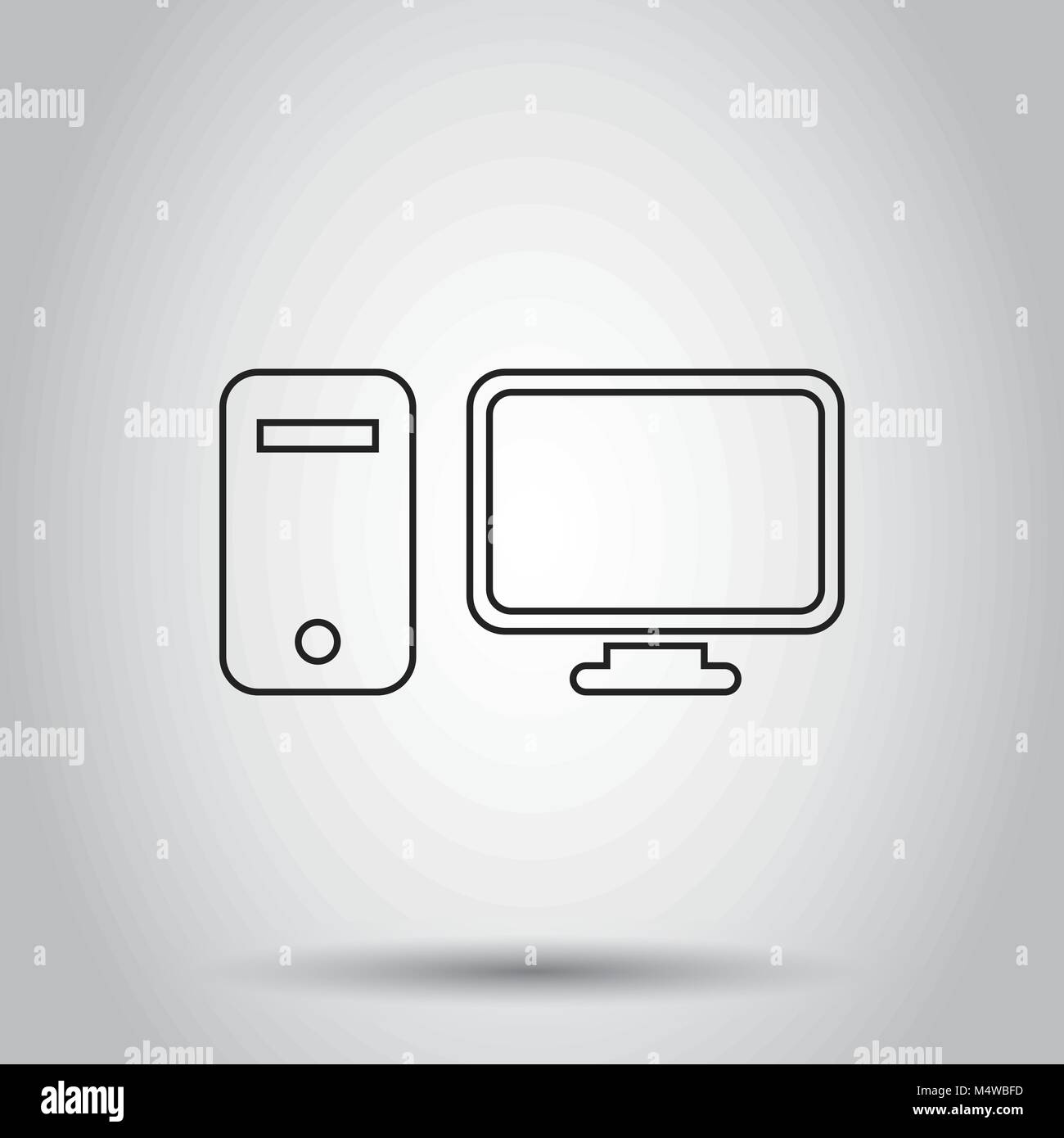 Computer pictogram Stock Vector Images - Alamy