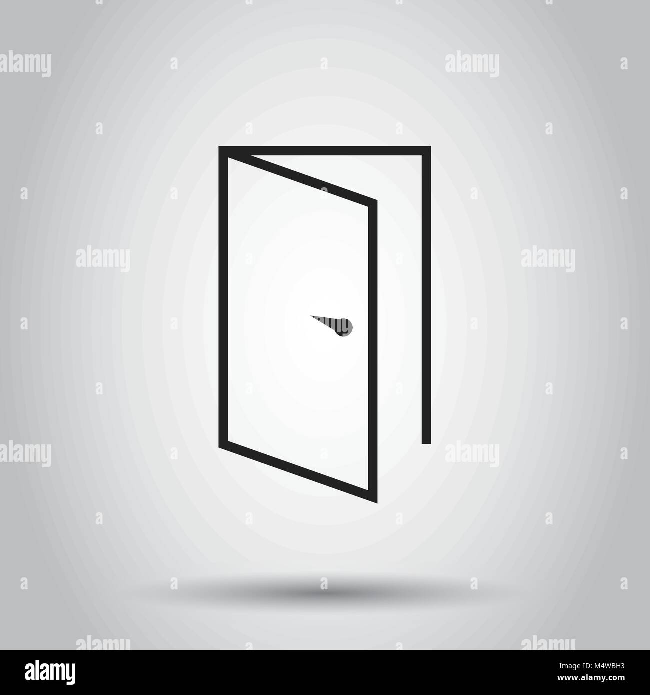 Door pictogram Stock Vector Images - Alamy