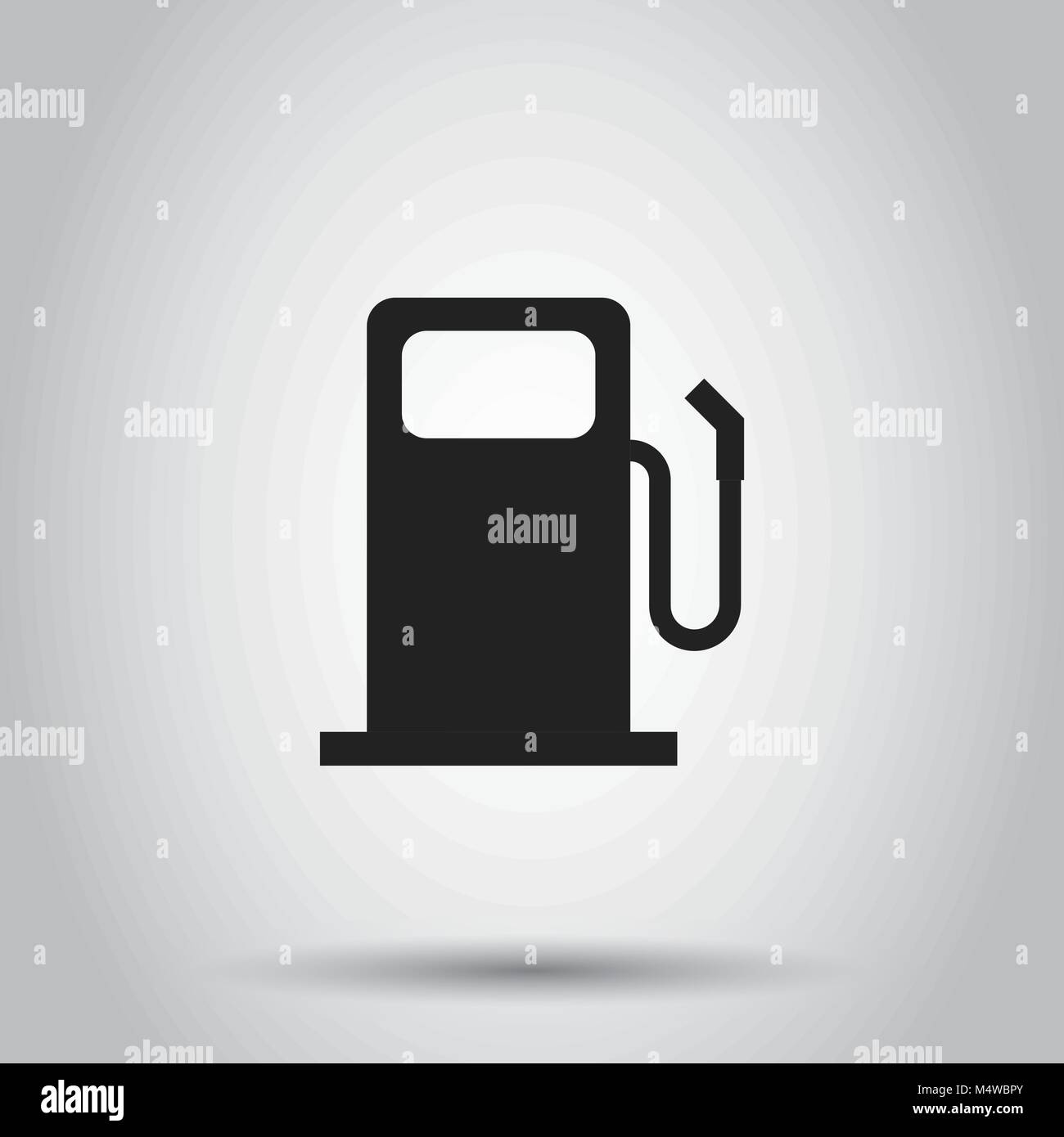 Fuel gas station icon. Vector illustration on isolated background ...