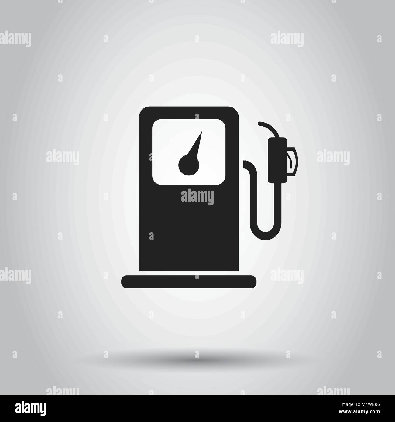 Fuel gas station icon. Vector illustration on isolated background ...
