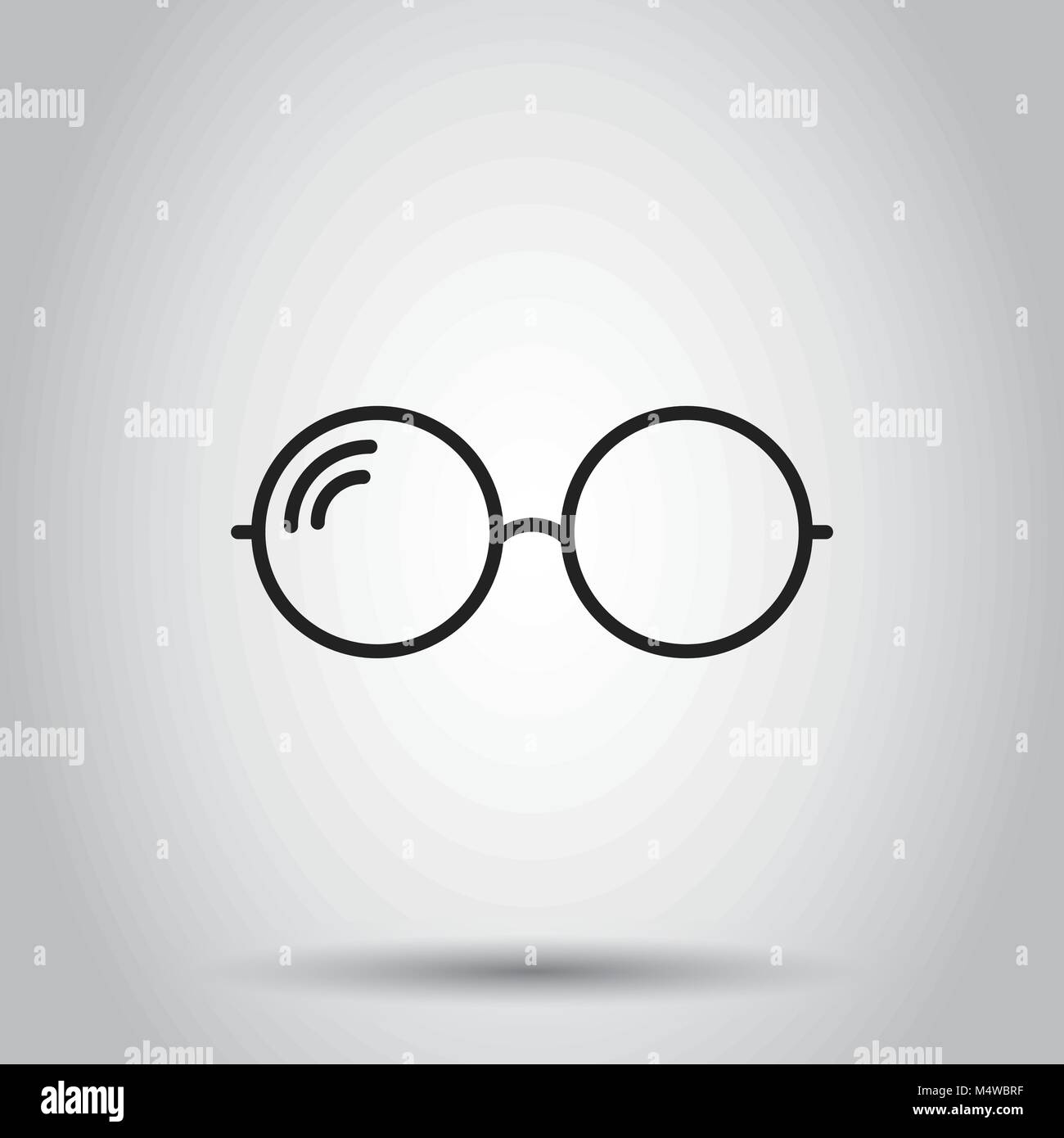 Sunglass icon. Vector illustration on isolated background. Business ...