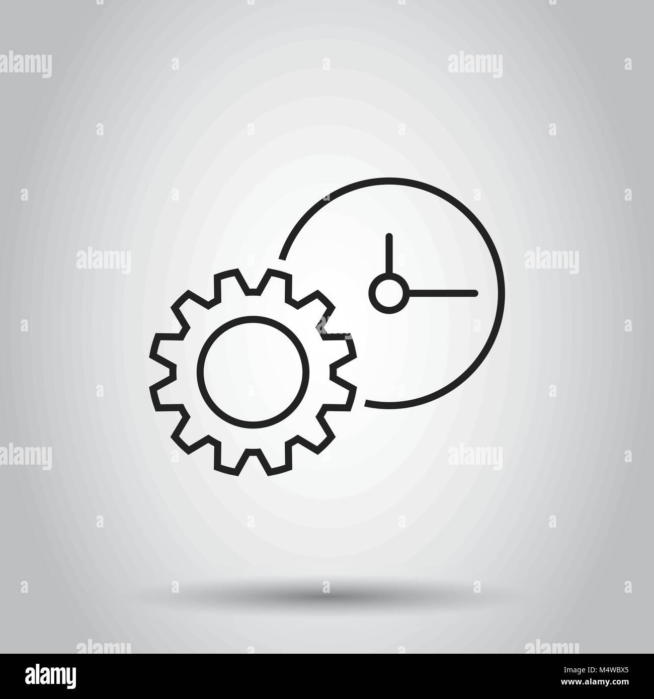 Document icon. Vector illustration on isolated background. Business ...
