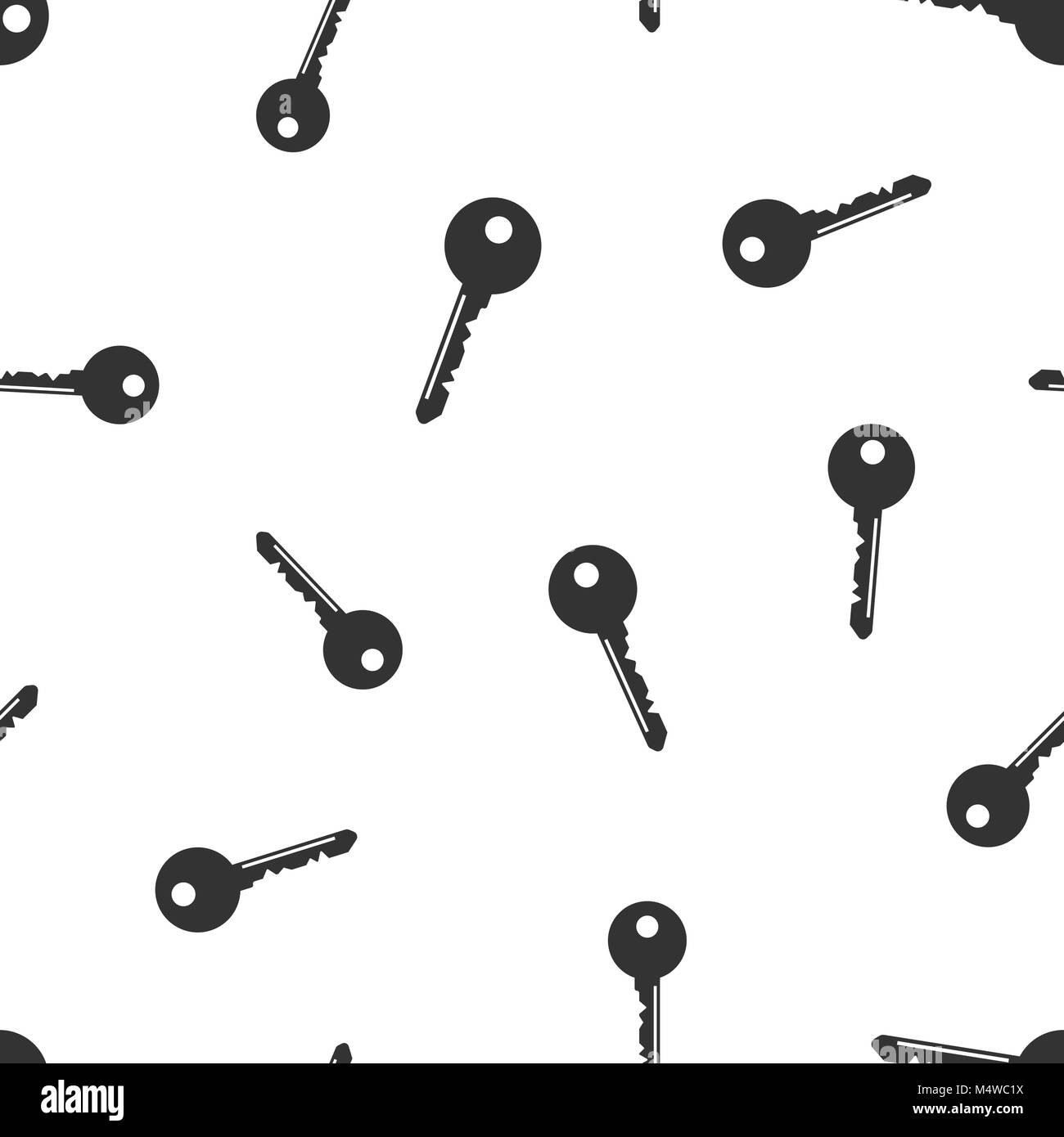 Key icon seamless pattern background. Business flat vector illustration ...