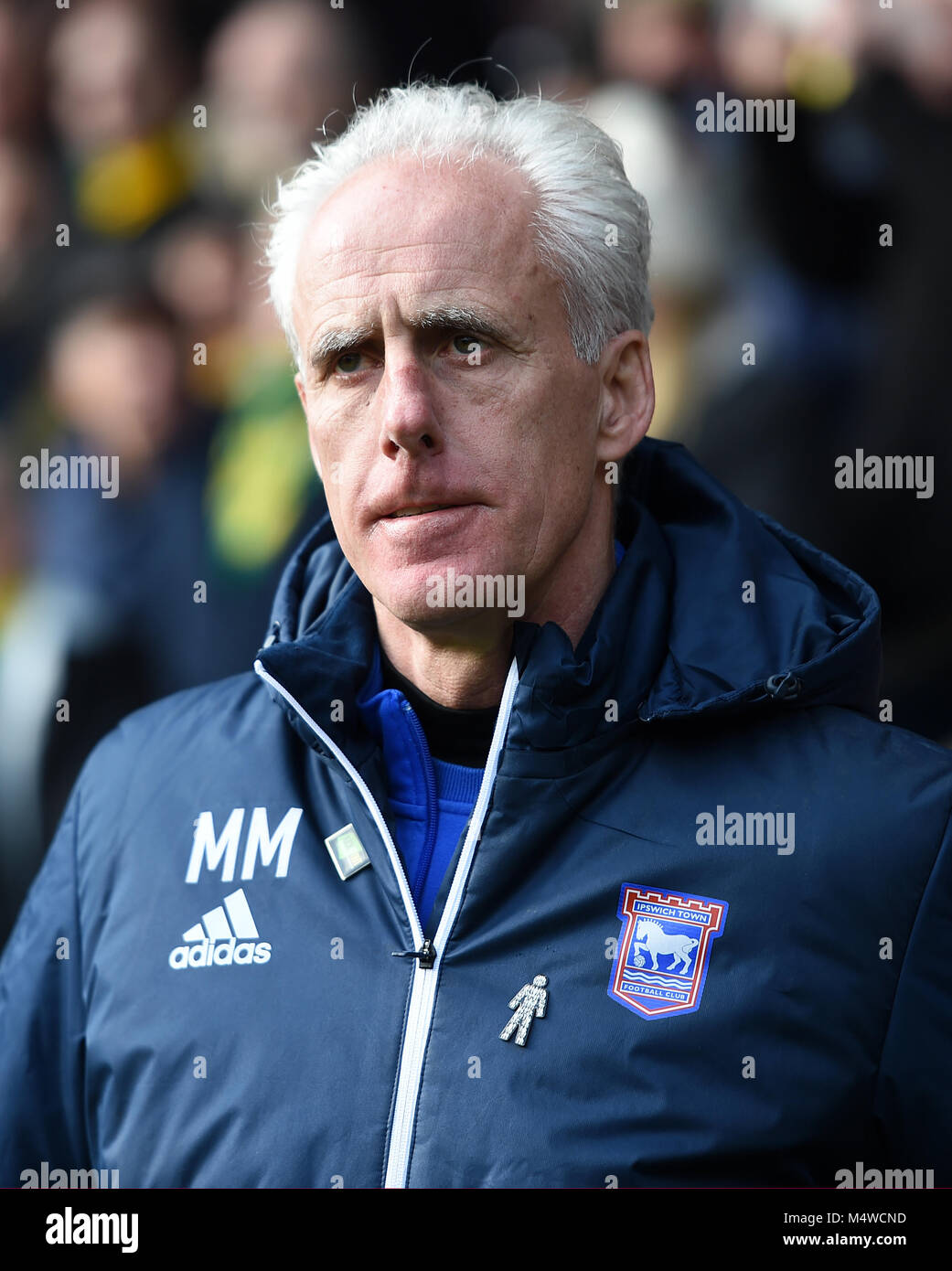 Ipswich town manager mick mccarthy sky bet championship match road hi ...