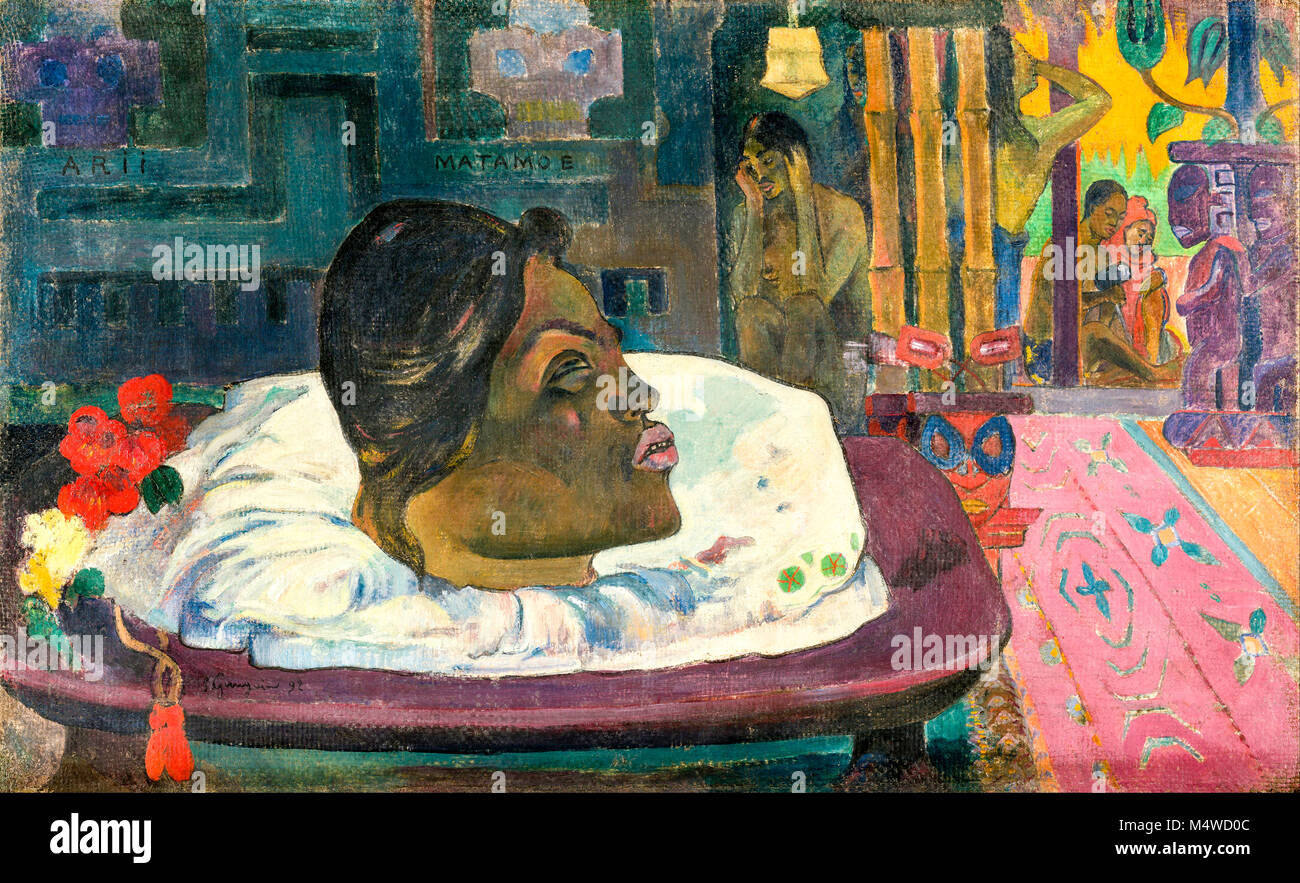 Paul gauguin arii matamoe the royal end hi-res stock photography and ...