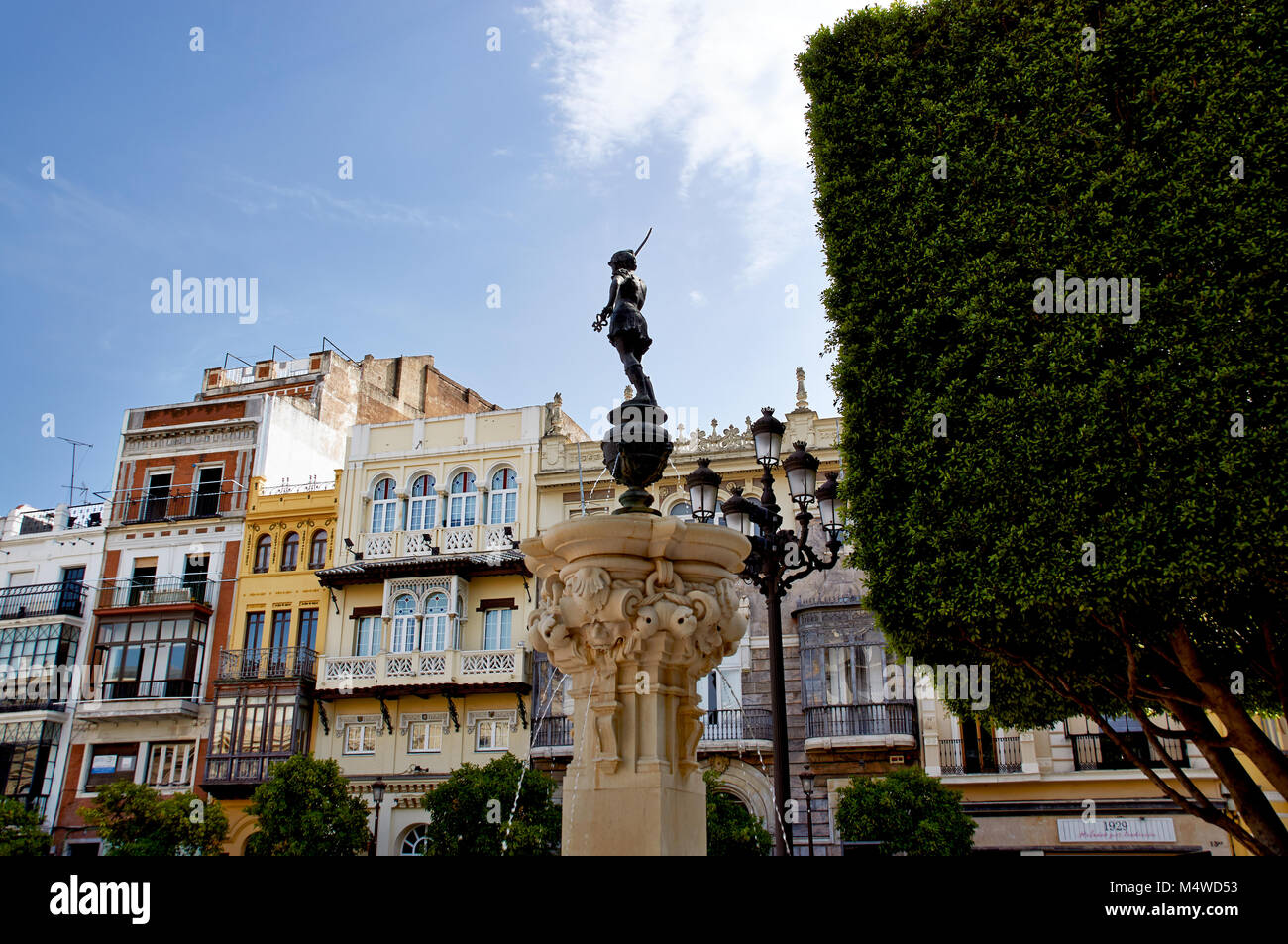 Historic buildings and monuments of Seville, Spain. Architectural ...