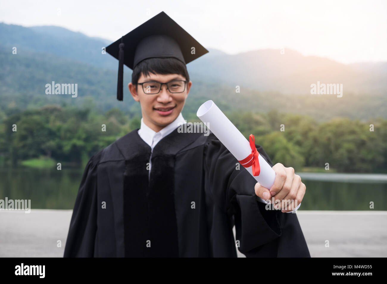 Graduation Student Commencement University Degree Concept, group of ...