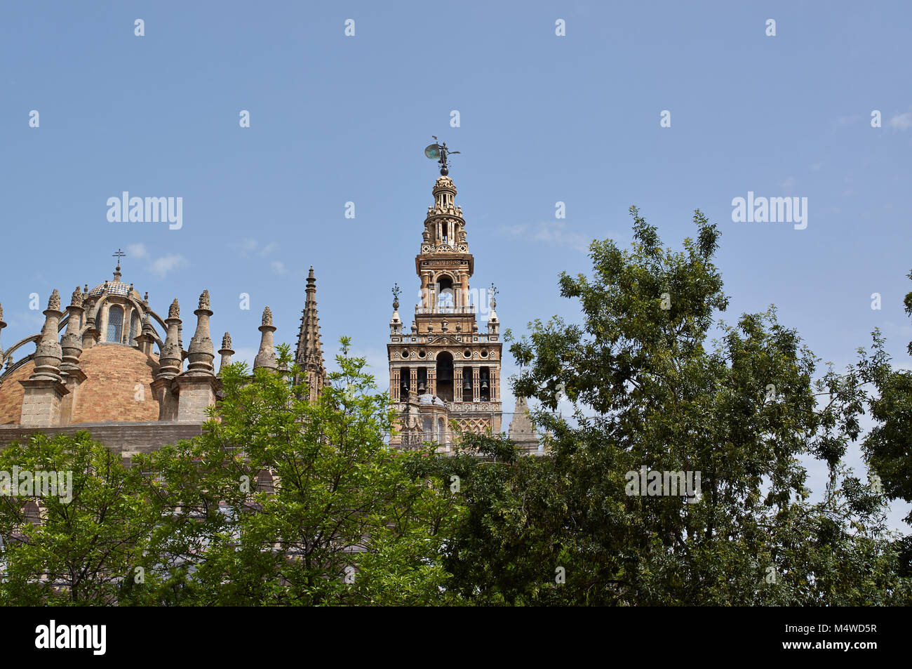 Historic buildings and monuments of Seville, Spain. Architectural ...