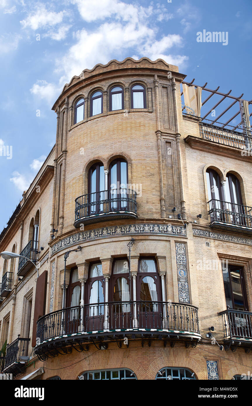 Historic buildings and monuments of Seville, Spain. Architectural ...