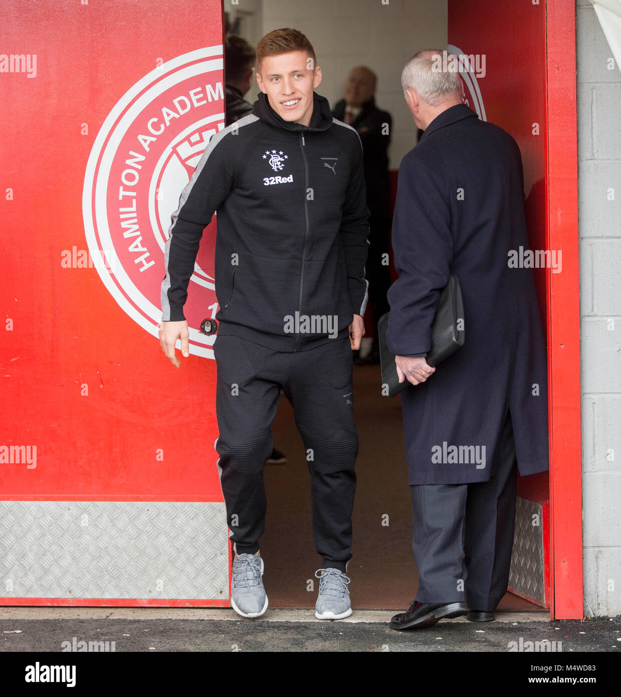 Rangers' Greg Docherty prior to the Ladbrokes Scottish Premiership ...