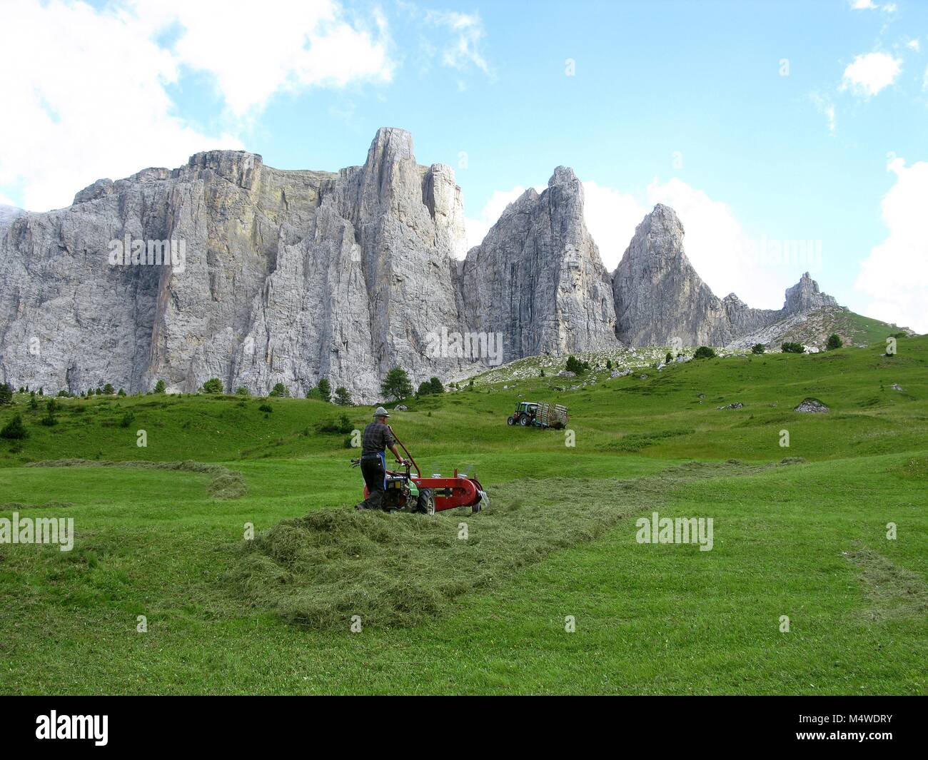 Alpine farmers South Tyrol 2 Stock Photo - Alamy