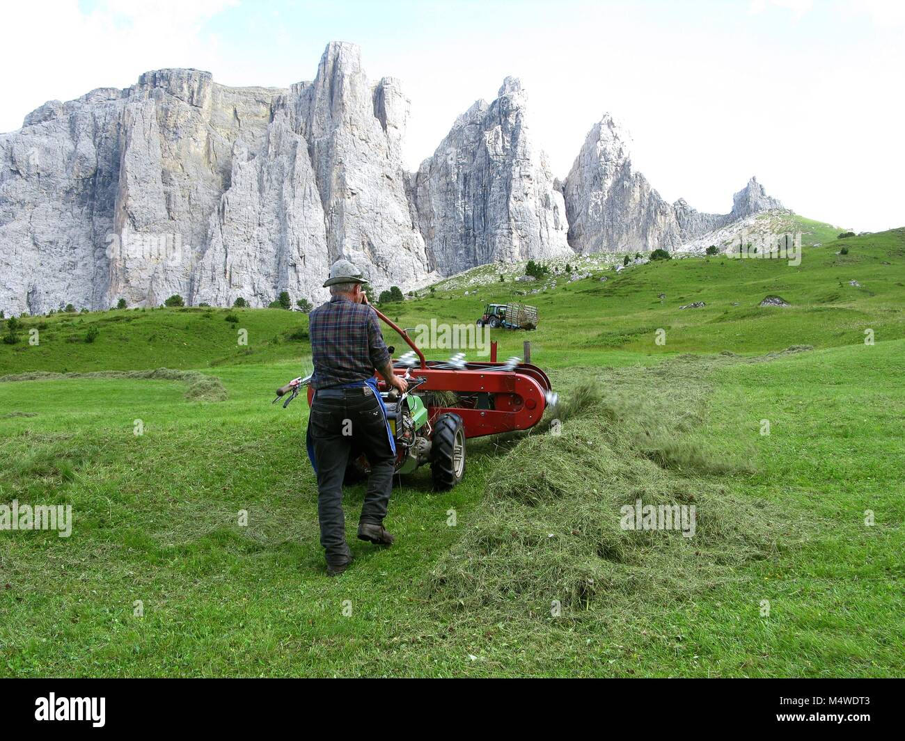 Alpine farmers South Tyrol 3 Stock Photo - Alamy