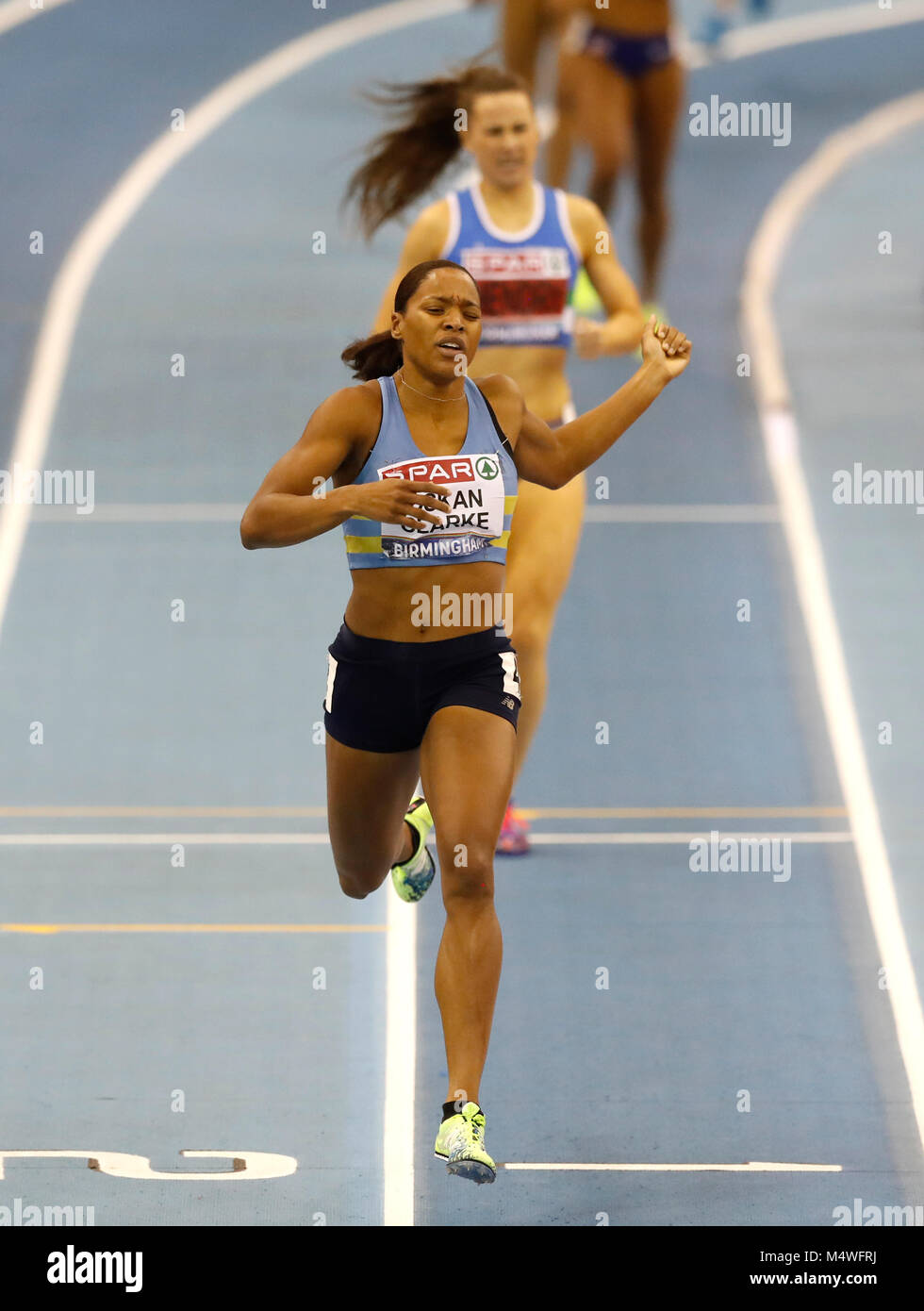Shelayna Oskan-Clarke wins the Women's 800m final during day two of the ...