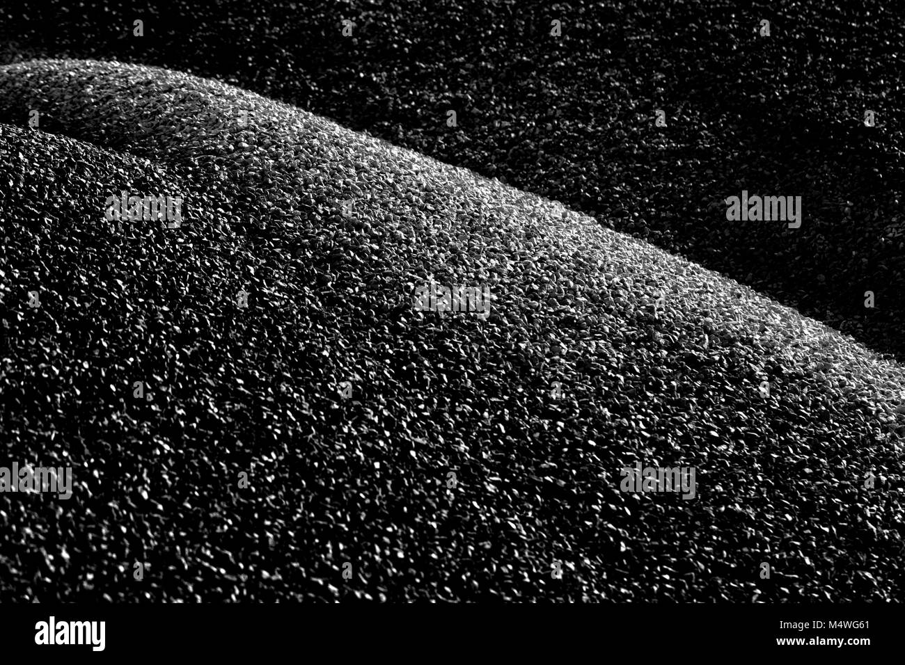 Crushed stone background Black and White Stock Photos & Images - Alamy