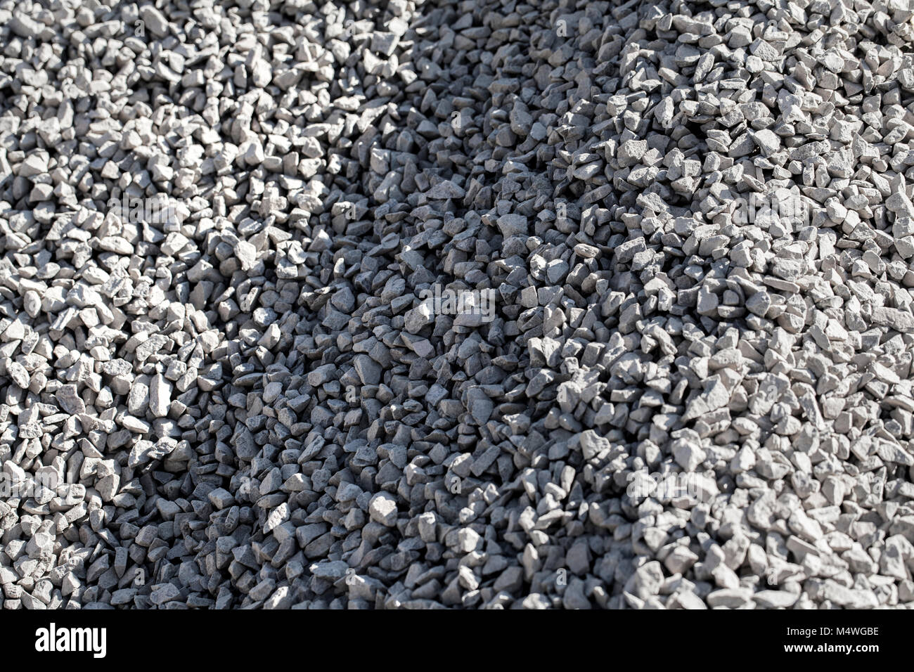 Crushed stone, open cast mining Stock Photo - Alamy