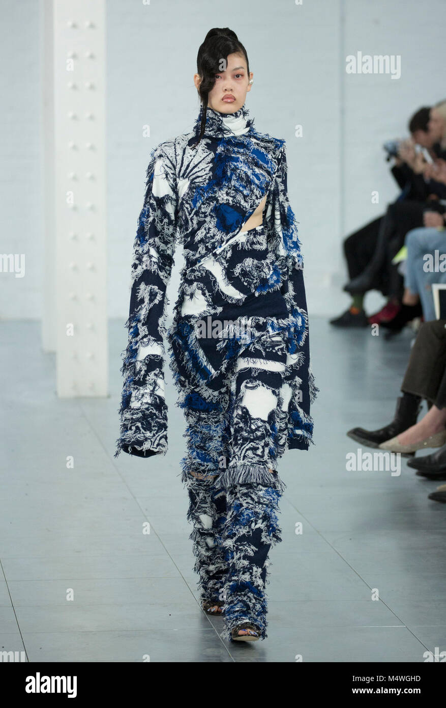 Models on the catwalk during the Fashion East by Asai Autumn/Winter ...