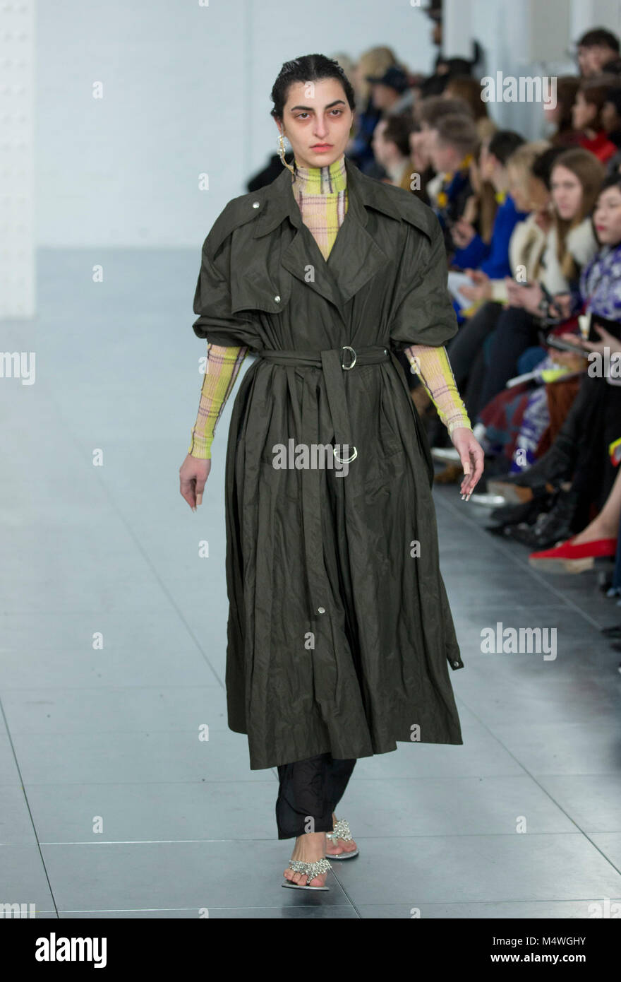 Models on the catwalk during the Fashion East by Supriya Lele Autumn ...