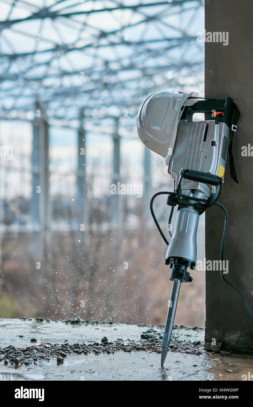 tools on the construction site Stock Photo - Alamy