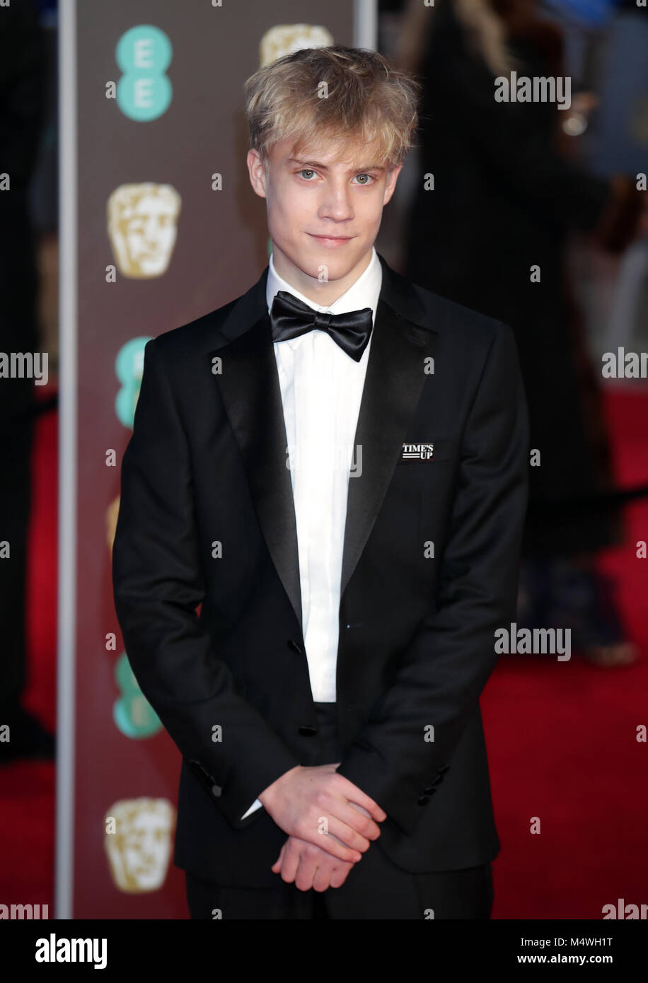 Tom Taylor attending the EE British Academy Film Awards held at the ...