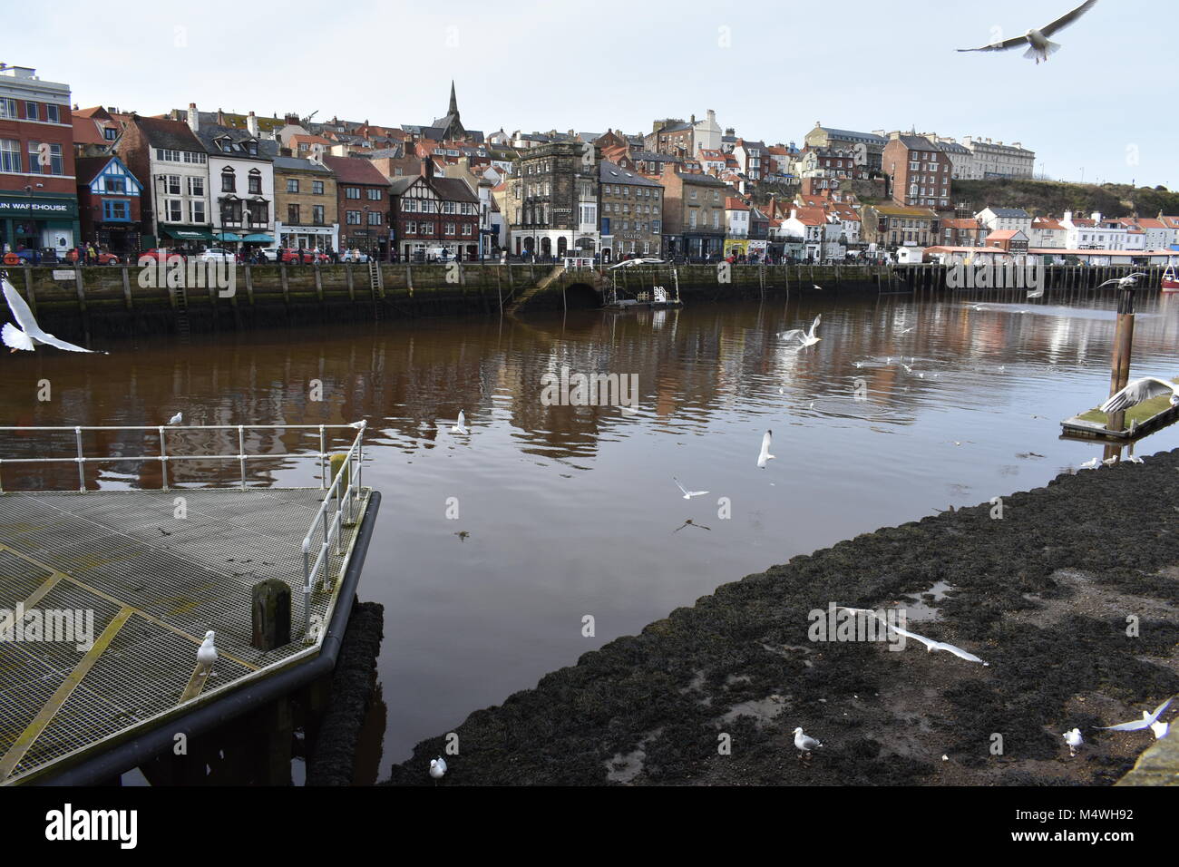 Views of Staithes and Whitby Stock Photo - Alamy