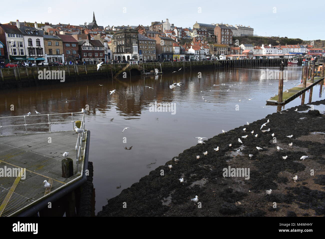 Views of Staithes and Whitby Stock Photo - Alamy
