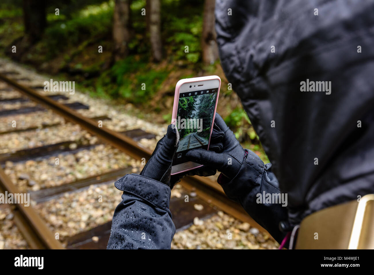 Wavy train tracks hi-res stock photography and images - Alamy