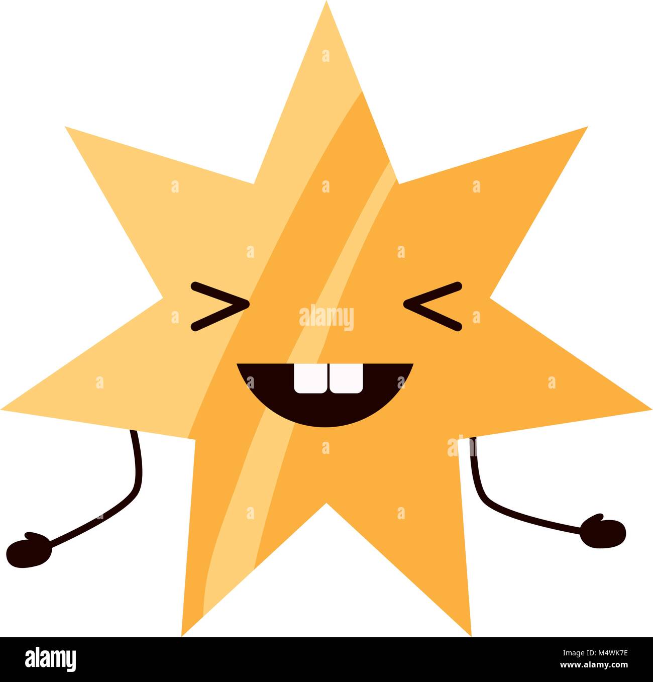 Kawaii star icon Stock Vector Image & Art - Alamy