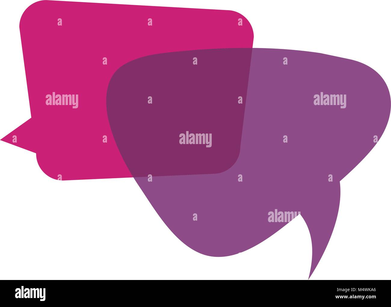 Speech bubbles chat design Stock Vector Image & Art - Alamy