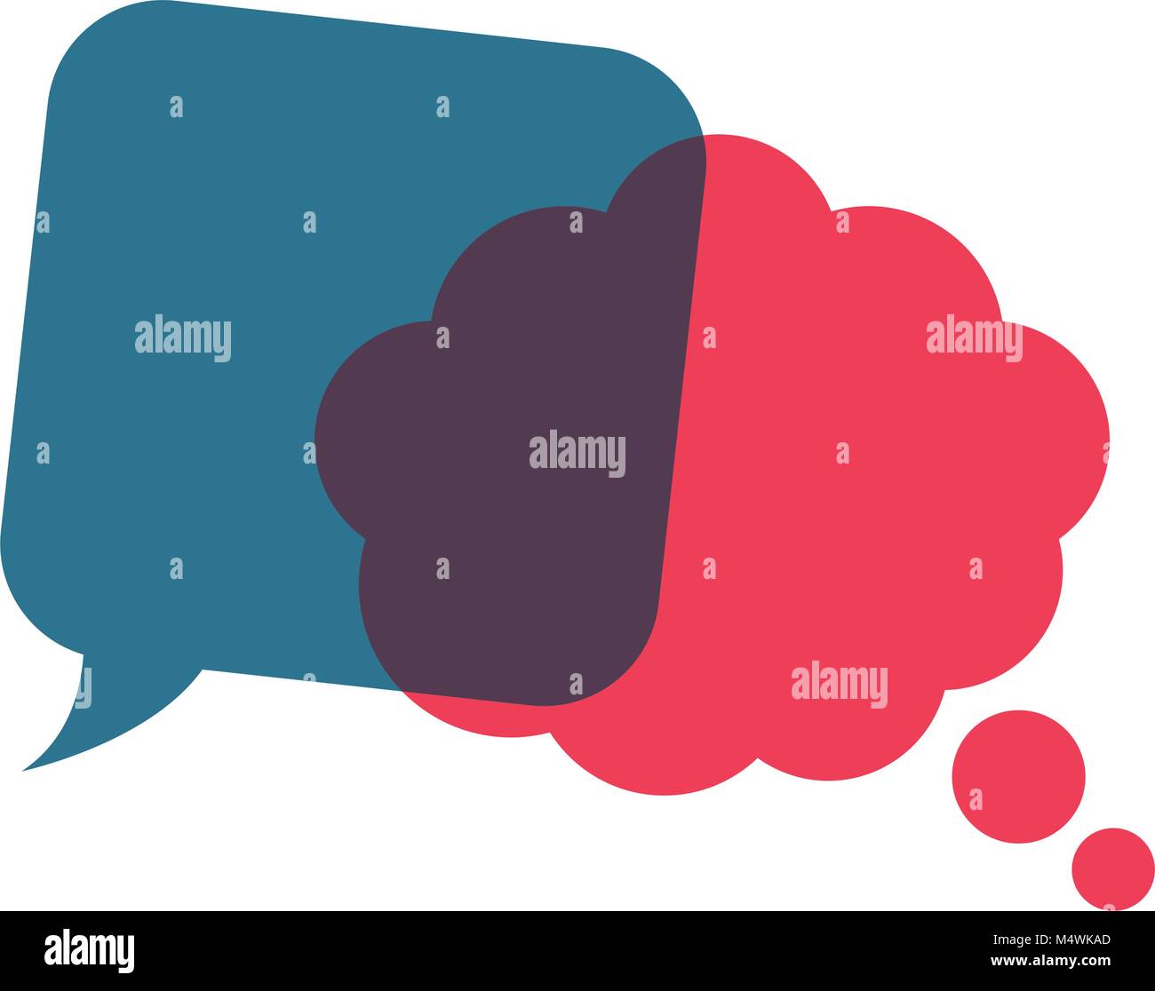 Speech bubbles chat design Stock Vector Image & Art - Alamy