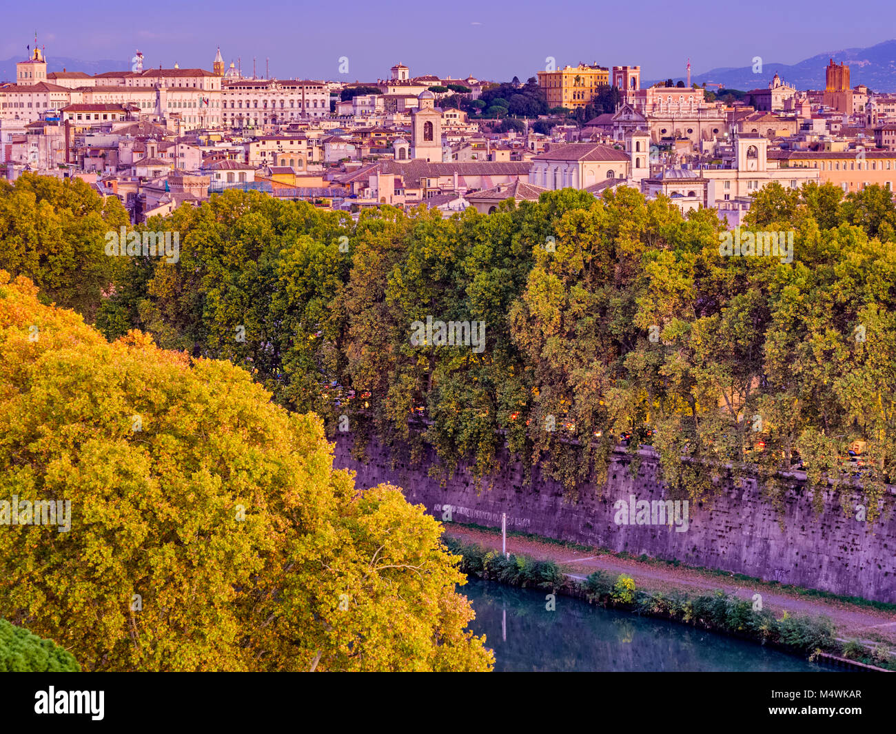 Rome skyline, Italy Stock Photo - Alamy