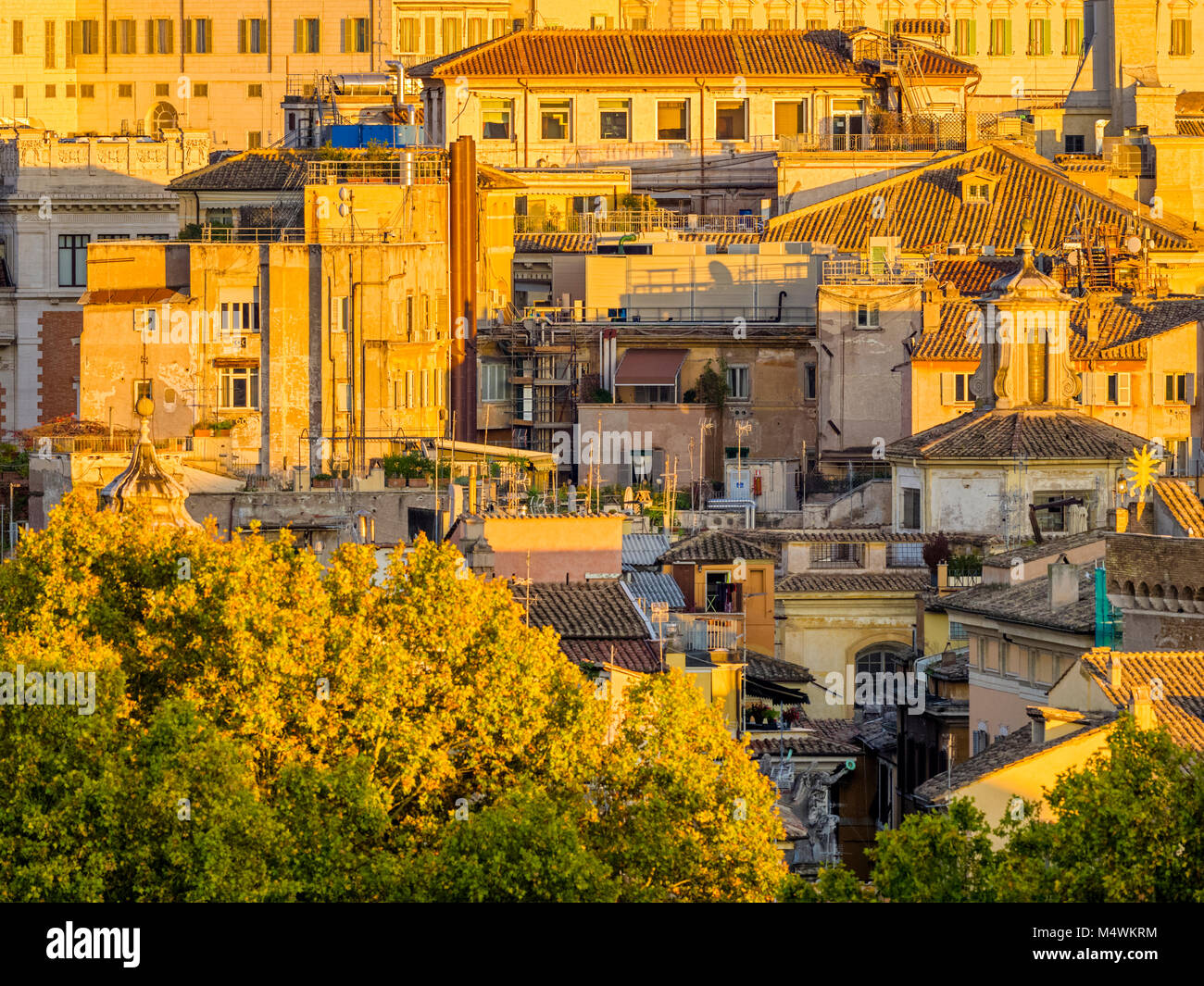 Rome skyline, Italy Stock Photo - Alamy