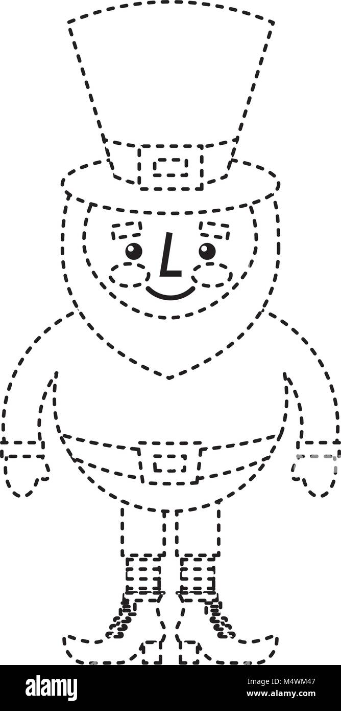 Leprechaun mascot Black and White Stock Photos & Images - Alamy