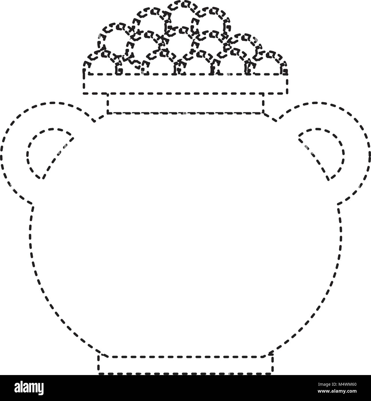 Golden pot coins Black and White Stock Photos & Images - Alamy