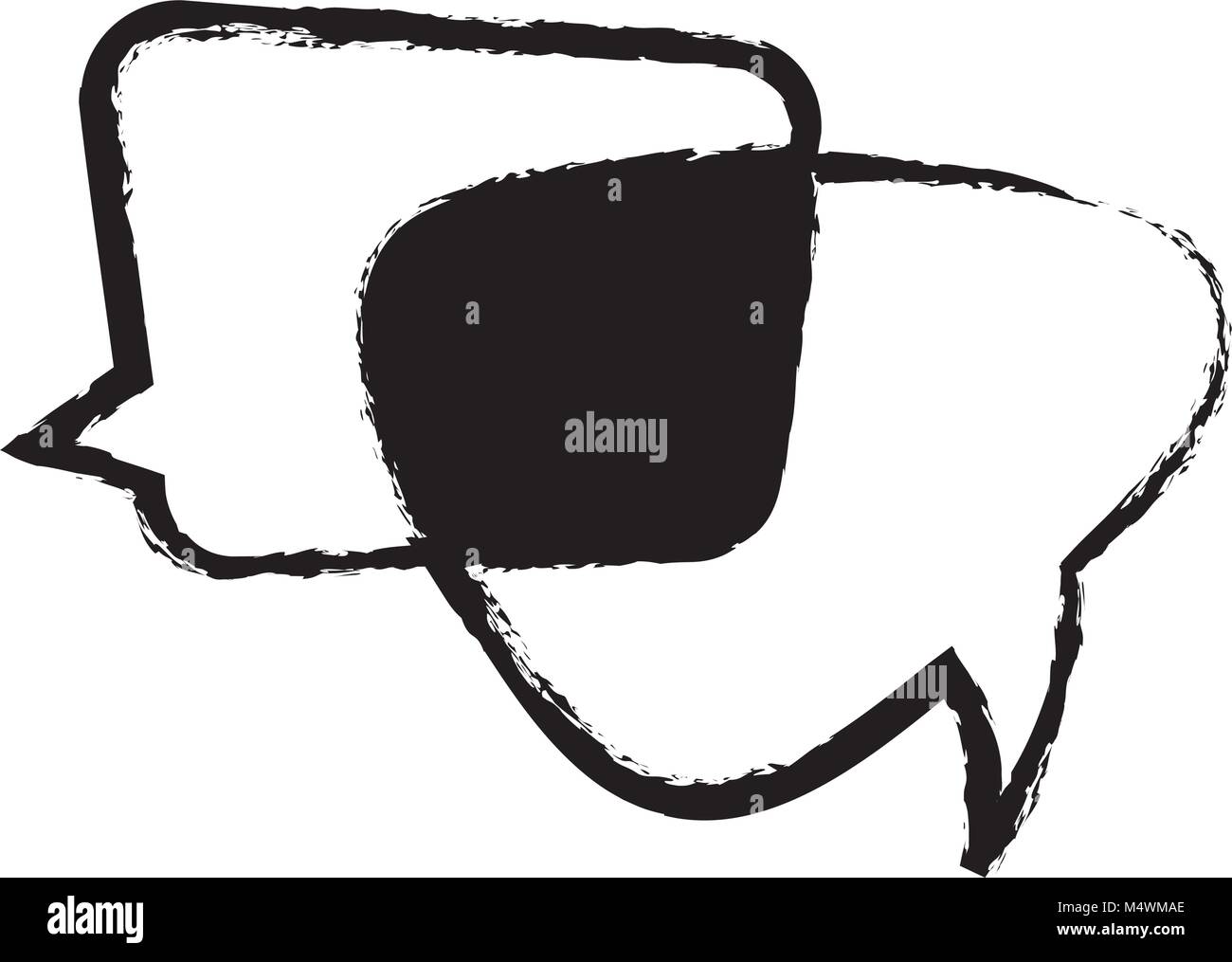 Speech bubbles chat design Stock Vector Image & Art - Alamy
