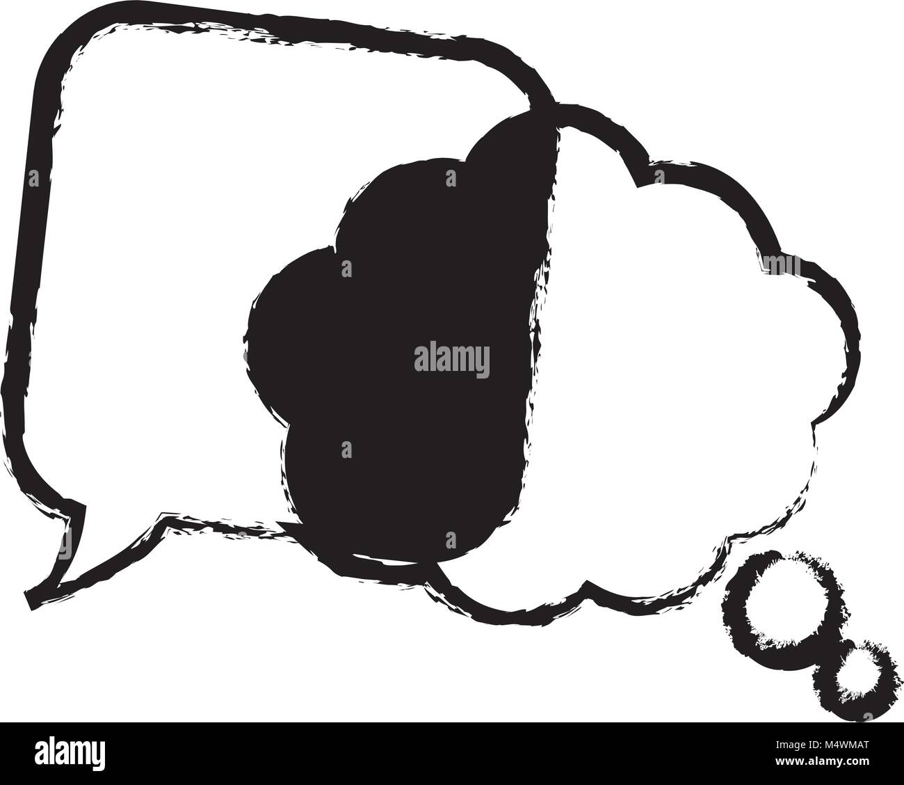 Speech bubbles chat design Stock Vector Image & Art - Alamy