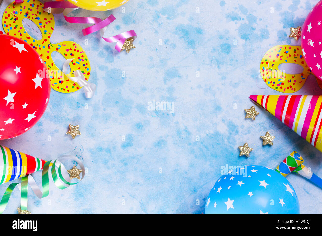 Bright colorful carnival or party scene Stock Photo - Alamy