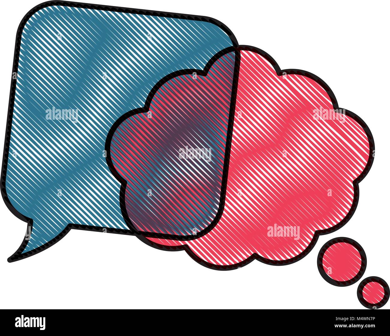 Speech bubbles chat design Stock Vector Image & Art - Alamy