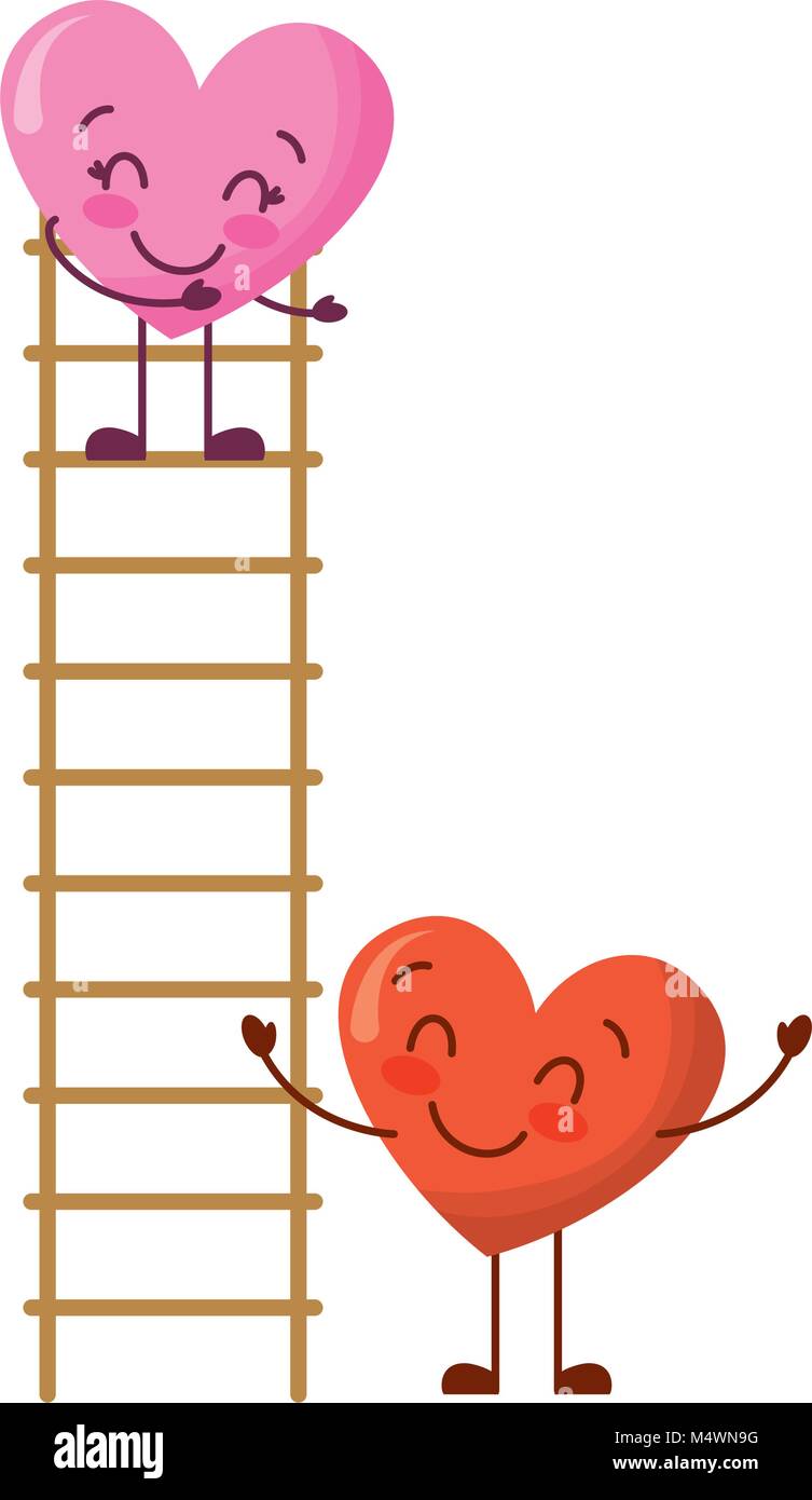 Love ladder Stock Vector Images - Alamy