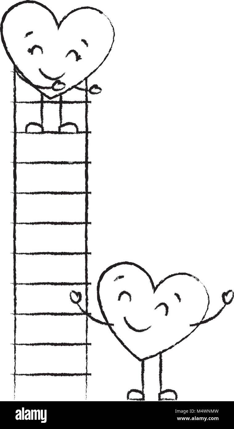 Couple ladder Stock Vector Images - Alamy