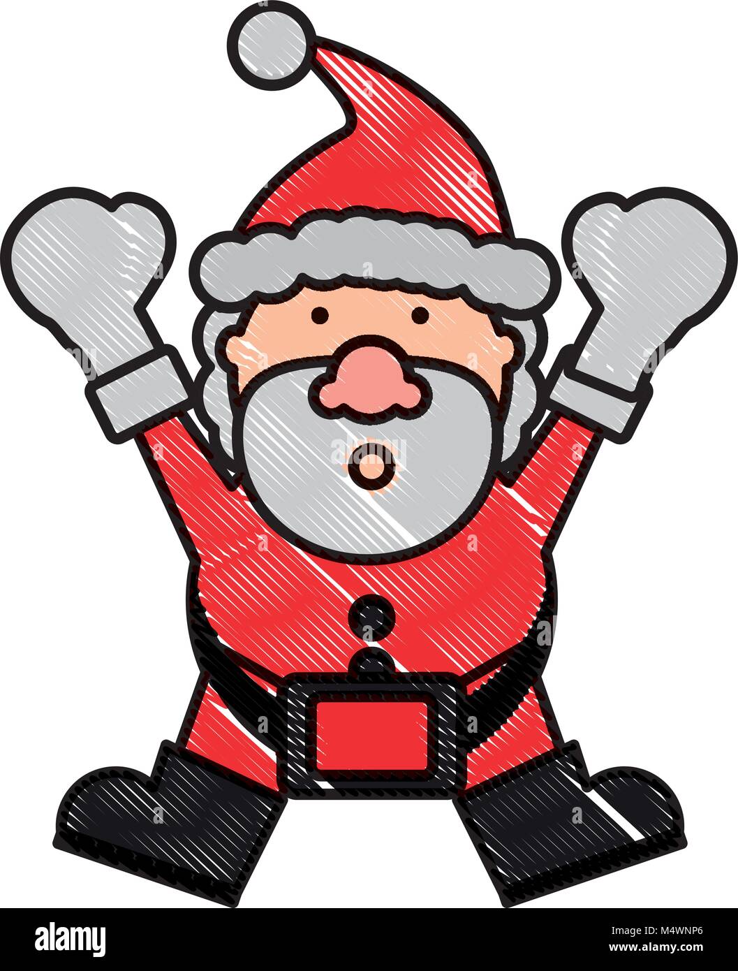 Cartoon santa claus icon Stock Vector Image & Art - Alamy