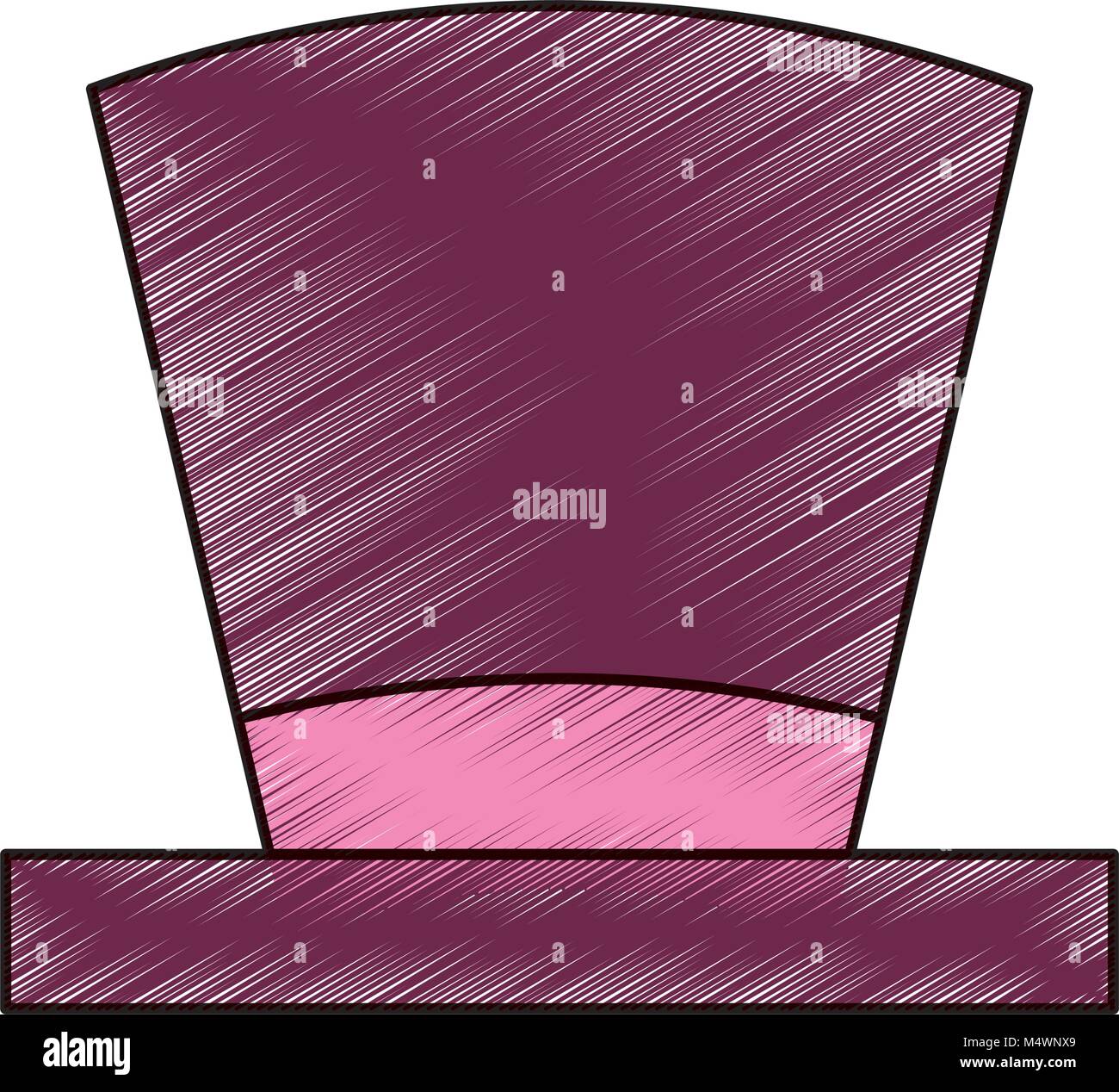 Traditional tall hat Stock Vector Images - Alamy