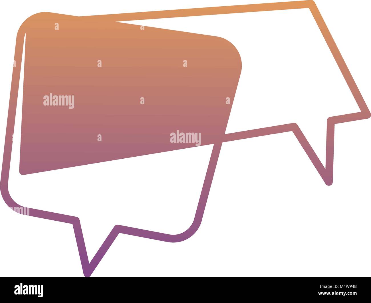 Speech bubbles chat design Stock Vector Image & Art - Alamy