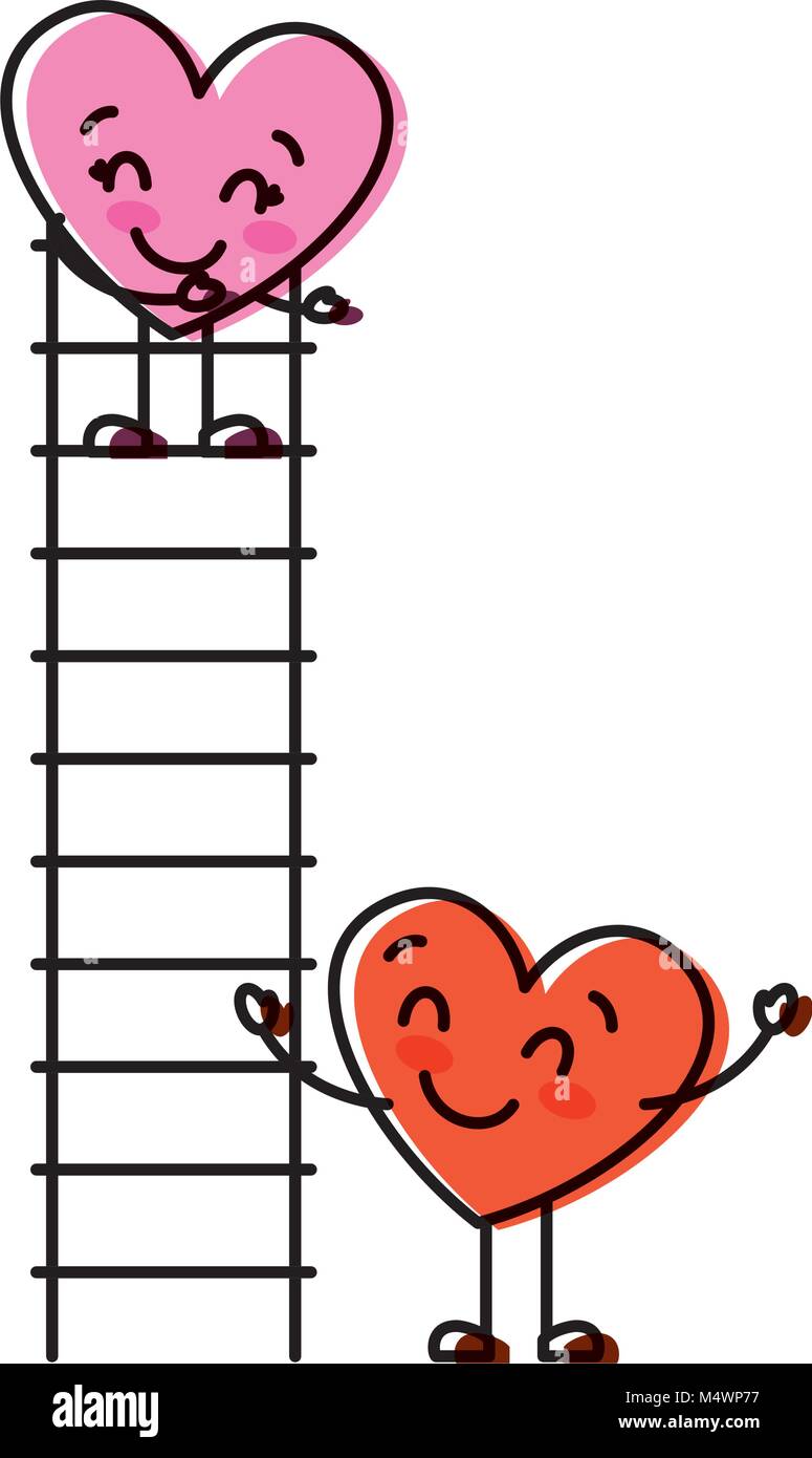 Love ladder Cut Out Stock Images & Pictures - Alamy