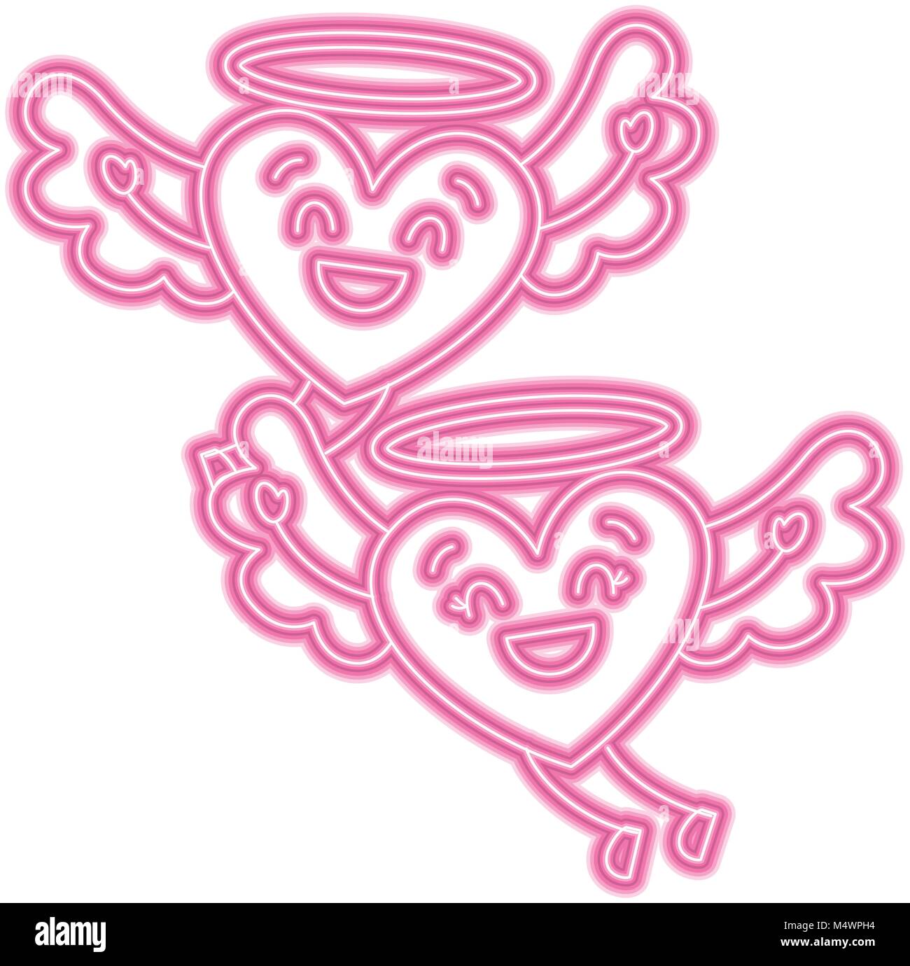 Lovely couple in hug Stock Vector Images - Alamy