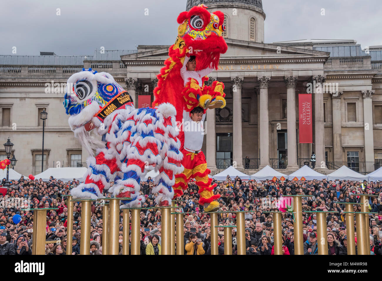Lion dance performed in hi-res stock photography and images - Alamy