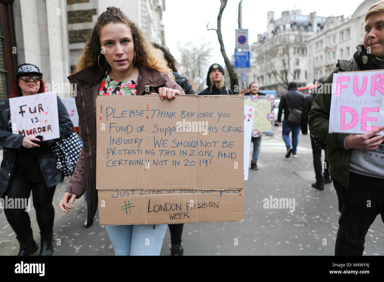 Protesters from peta animal hi-res stock photography and images - Alamy